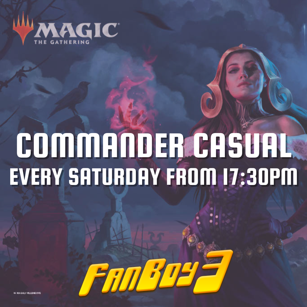 Commander Casual - Saturday 12th July – Fan Boy Three